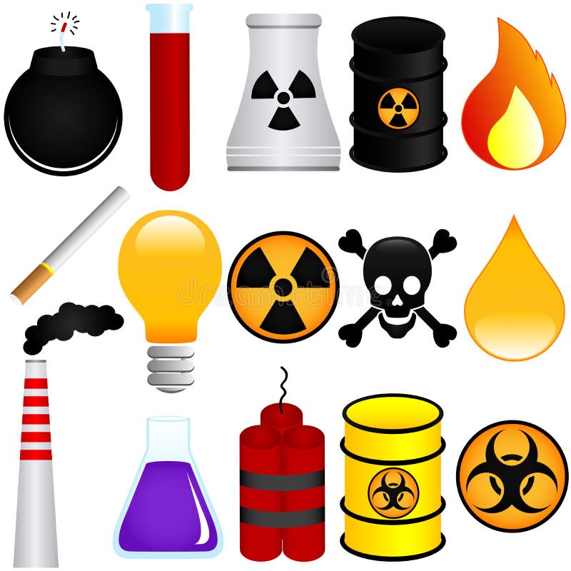 Materiales explosivos ilustración del vector. Ilustración de tema ...