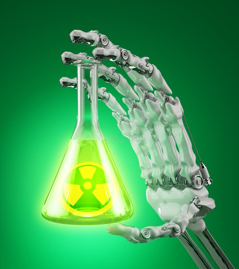 Materiales radioactivos stock de ilustración. Ilustración de amarillo ...
