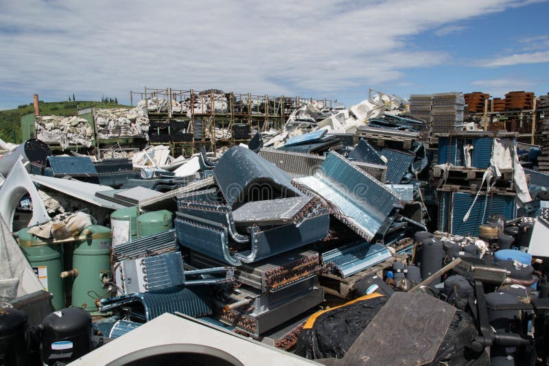 Materials Collection Center Stock Image - Image of ecology, recycling ...