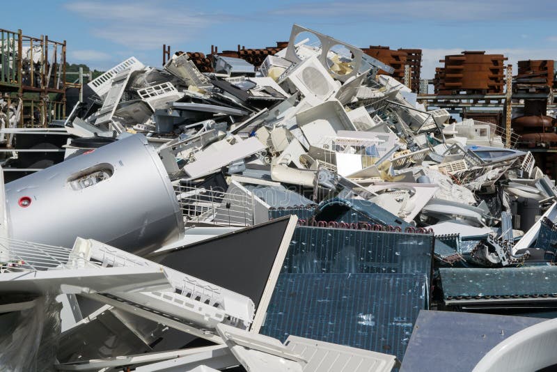 Materials Collection Center Stock Image - Image of industry, garbage ...