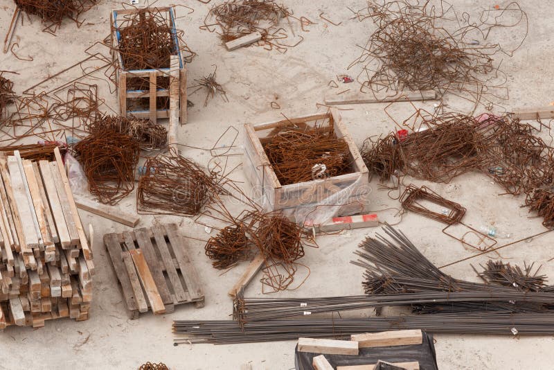 Tools on the Construction Site Stock Photo - Image of fixture, project ...