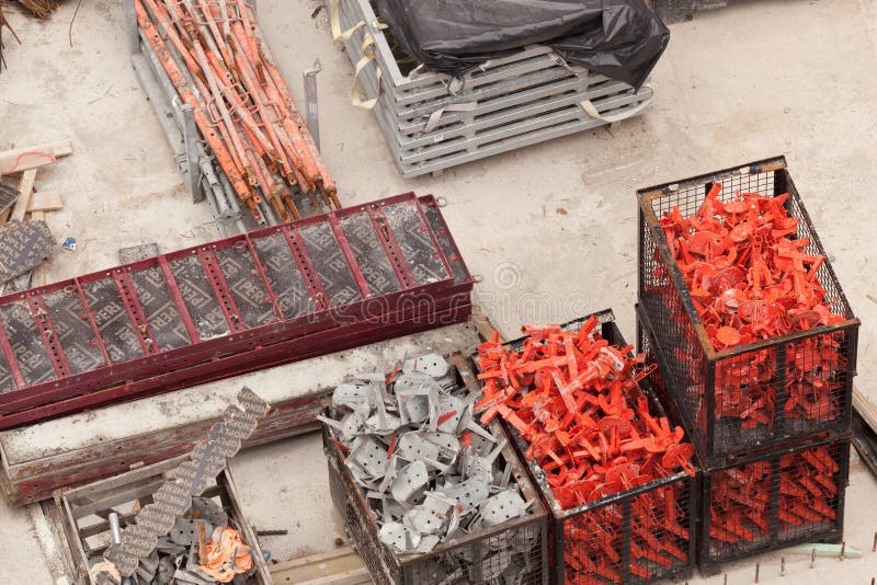 Tools on the Construction Site Stock Photo - Image of business, tool ...