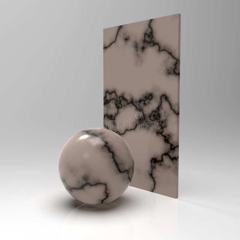 Materials for 3d Rendering and Texturing Stock Illustration ...