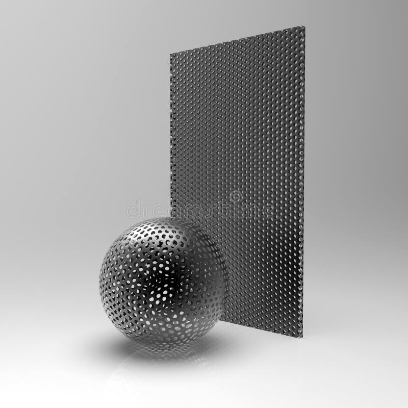 Materials for 3d Rendering and Texturing Stock Illustration ...