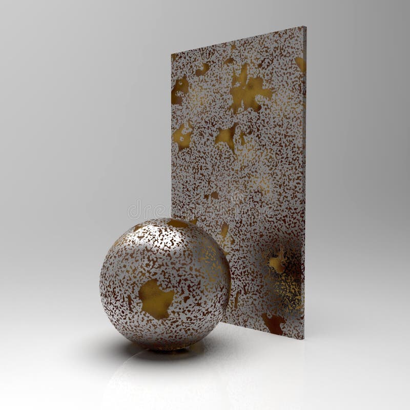 Materials for 3d Rendering and Texturing Stock Illustration ...