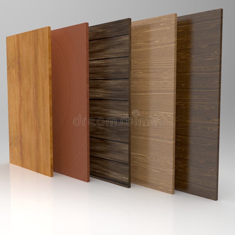 Materials for 3d Rendering and Texturing Stock Illustration ...