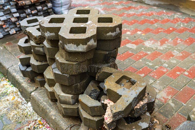 Isolated Construction Blocks - Three Stock Photo - Image of space ...