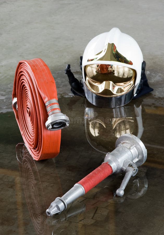 Materials for firefighters stock image. Image of equipment - 22143207