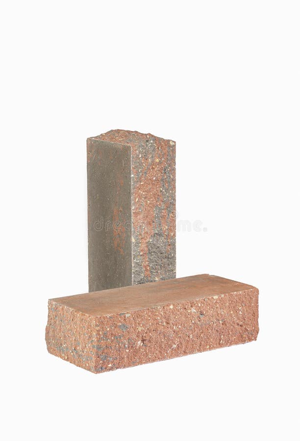 Materials Ideas. Pair of Solid Artificially Aged Dark Red Bricks for ...