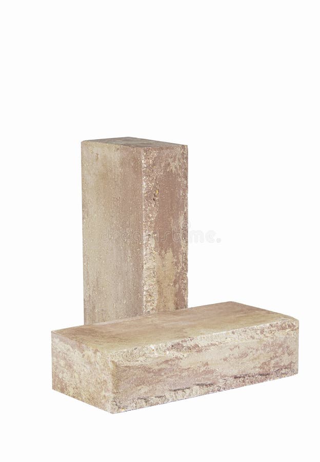 Building Materials Ideas. Pair of Solid Artificially Aged Light Red ...