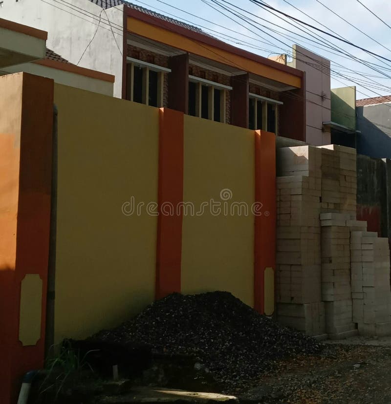 Materials of Kricak and Light Bricks Placed in Front of the House ...