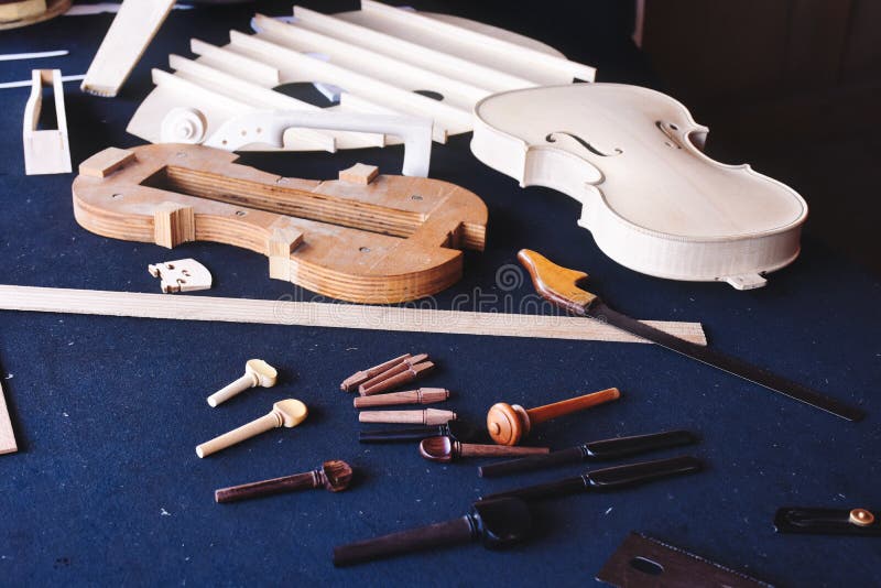 Making Handcrafted Violin. the Materials Needed To Make a Handcrafted ...