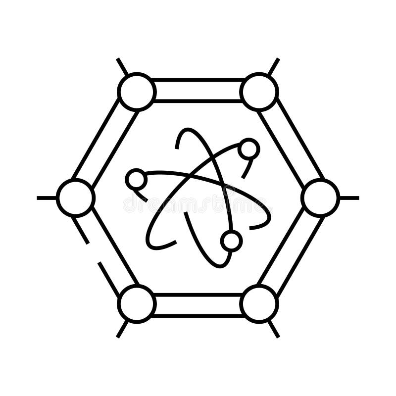 Materials Quantum Technology Line Icon Vector Illustration Stock Vector ... Materials Quantum Technology Line Icon Vector Illustration Stock Vector ...