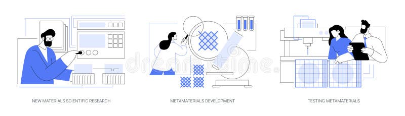 Materials Scientist Abstract Concept Vector Illustrations. Stock Vector ...
