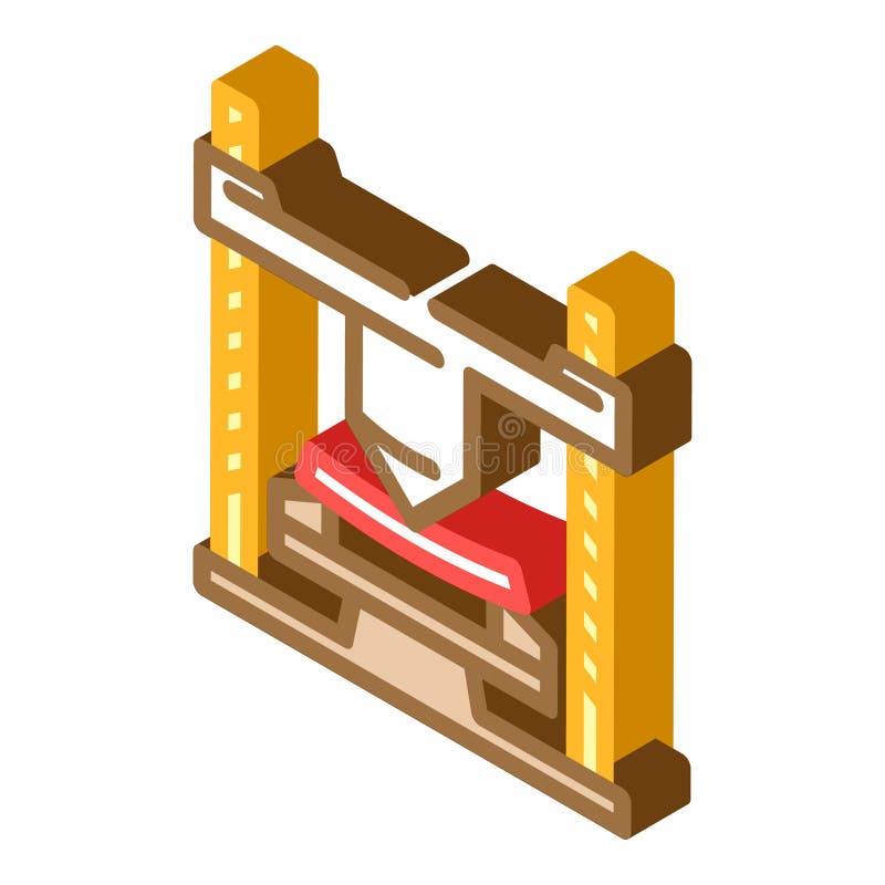 Materials Testing Mechanical Engineer Isometric Icon Vector ...