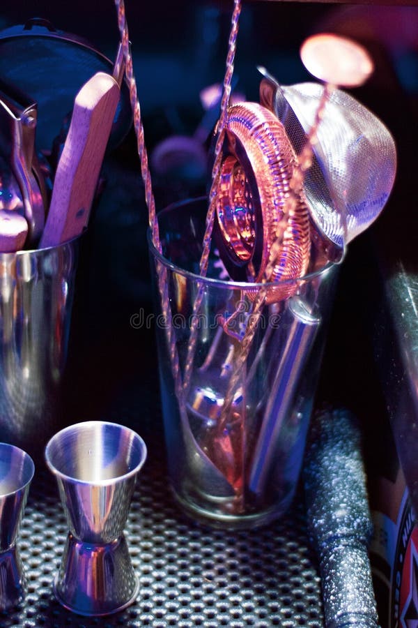 Materials To Make Cocktails Stock Image - Image of chopping, creative ...