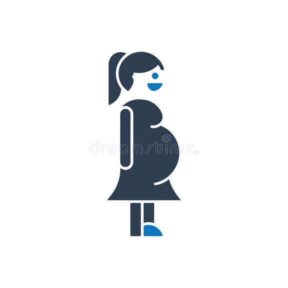 Maternal Expectancy Care Icon Stock Vector - Illustration of expectant ...