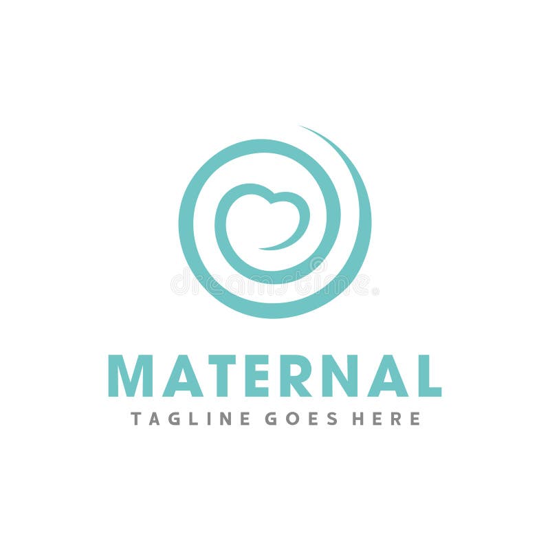 Maternal Logo, Maternal Health Logo Design Stock Vector - Illustration ...