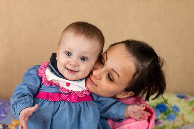 Maternal love stock image. Image of child, cheerful, games - 28688439