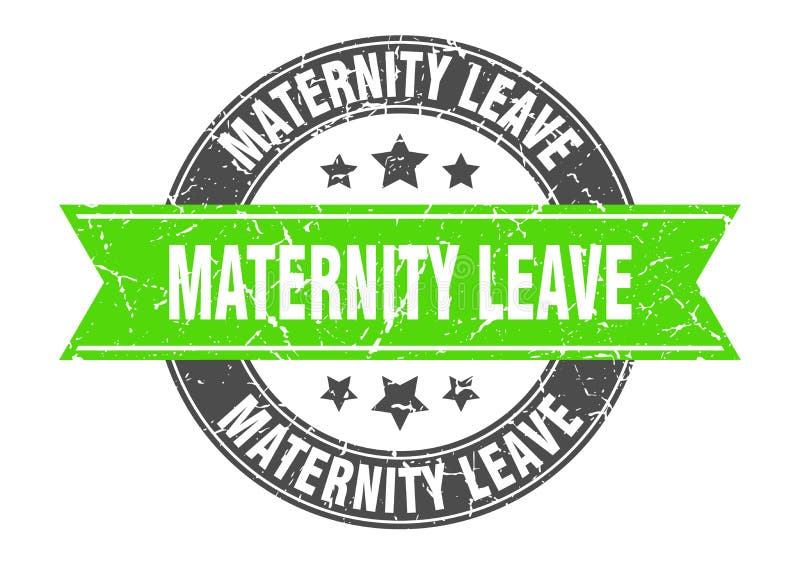 Maternity Leave Banner Template. Ribbon Label Sign. Sticker Stock ...