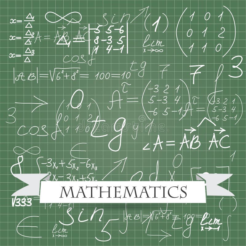 Concept De Mathématiques Appliquées Illustration Stock - Illustration ...