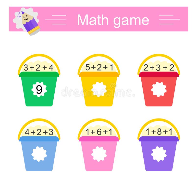 Math Activity for Children. Number Range Up To 10. Developing Numeracy ...