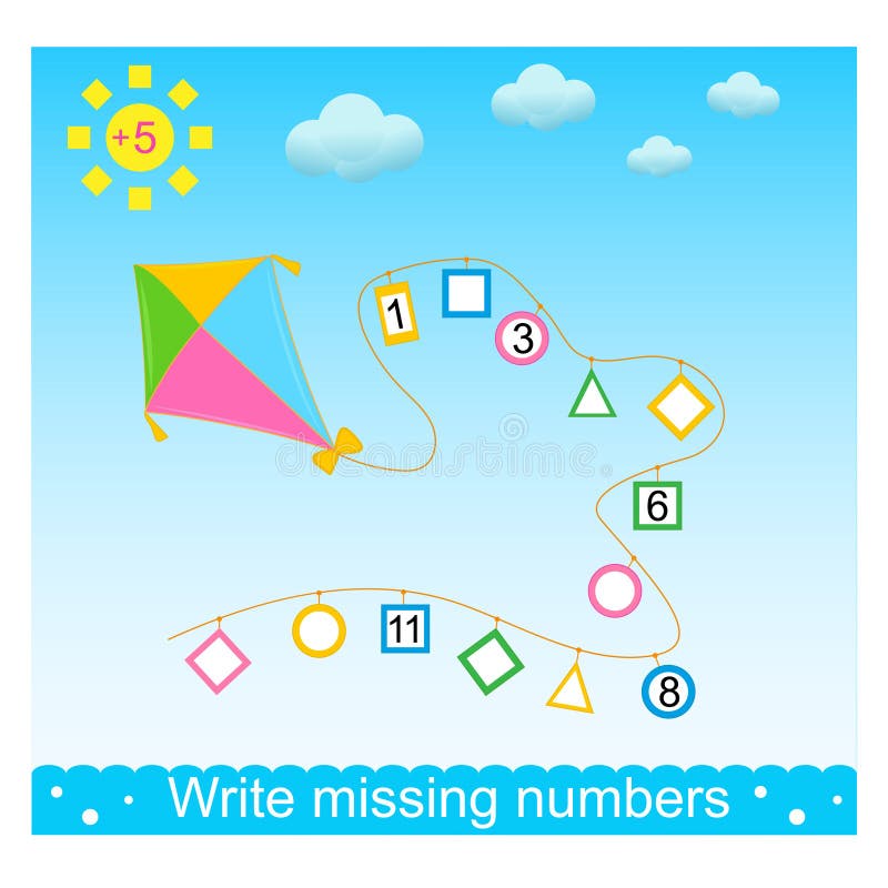 Write the Missing Numbers. Cartoon Cars with Numbers from 1 To 15 ...