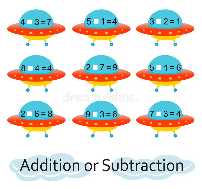 Math Activity for Kids. Illustration for Children Education.Vector ...