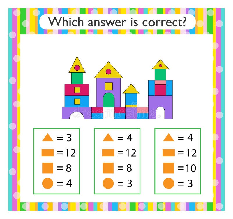 Math Activity for Children. Number Range Up To 10. Developing Numeracy ...