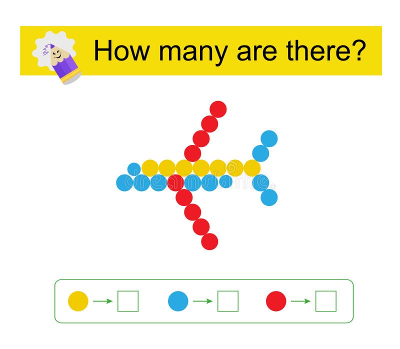 Math Activity for Kids. Number Range Up To 15 Stock Vector ...