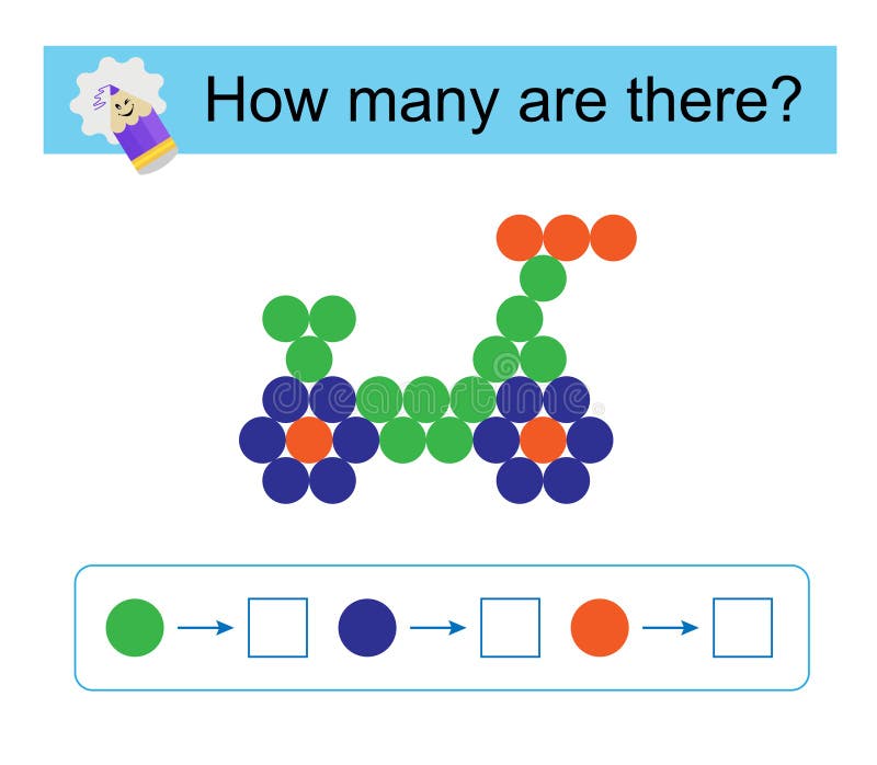 Math Activity for Kids. Number Range Up To 15 Stock Vector ...