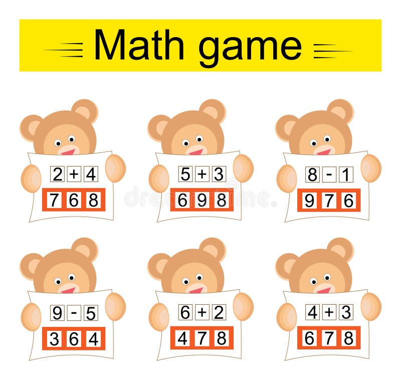 Math Activity for Kids. How Many Geometric Shapes? Developing Numeracy ...