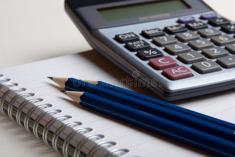 Math Homework stock image. Image of calculator, book, figure - 2174903