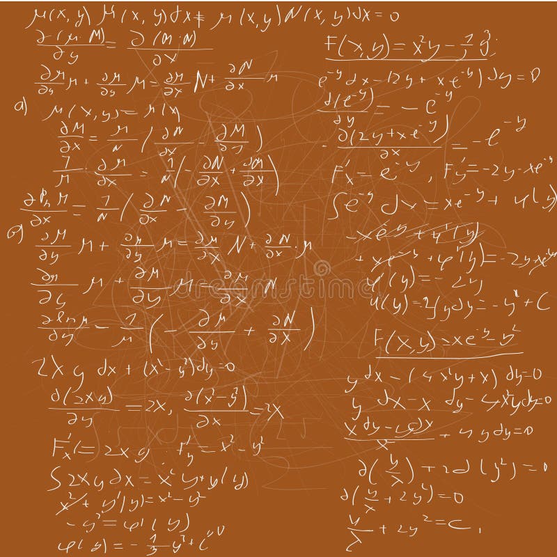 Seamless math background stock vector. Illustration of calculus - 9185284