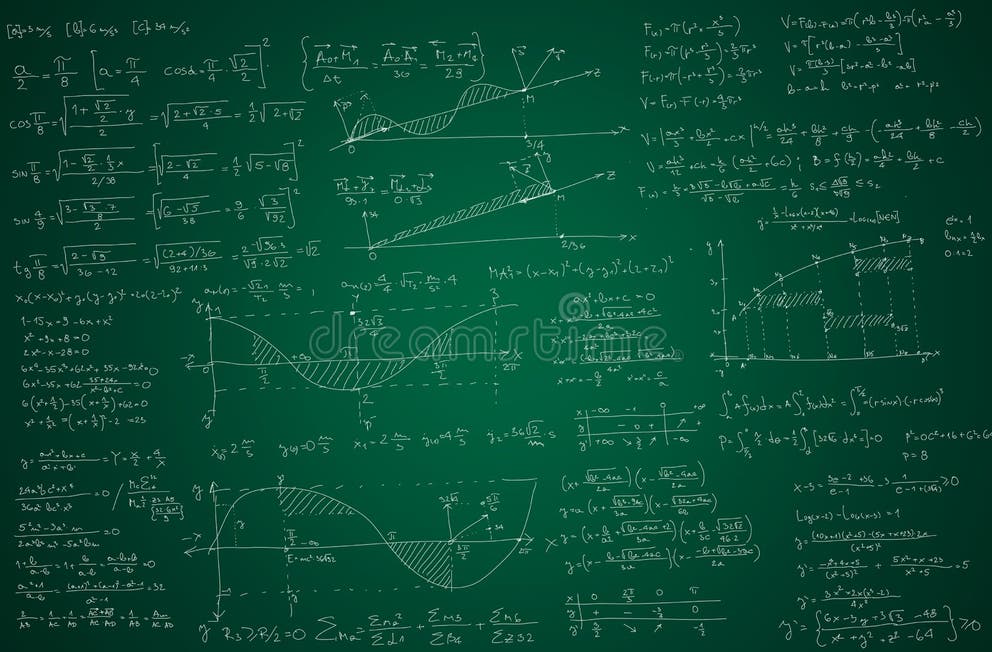 Math background stock illustration. Illustration of pattern - 17535970