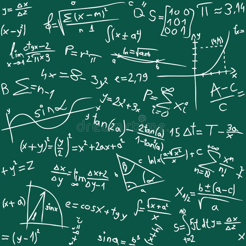 Math table stock vector. Illustration of sign, background - 10445074