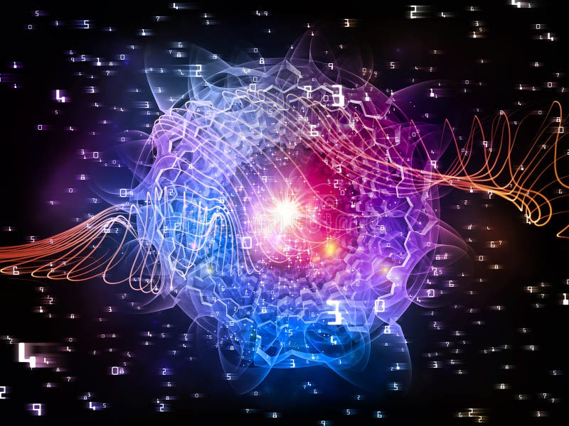 Math Ball Sphere Numbers Addition Multiplication 3d Data Stock ...