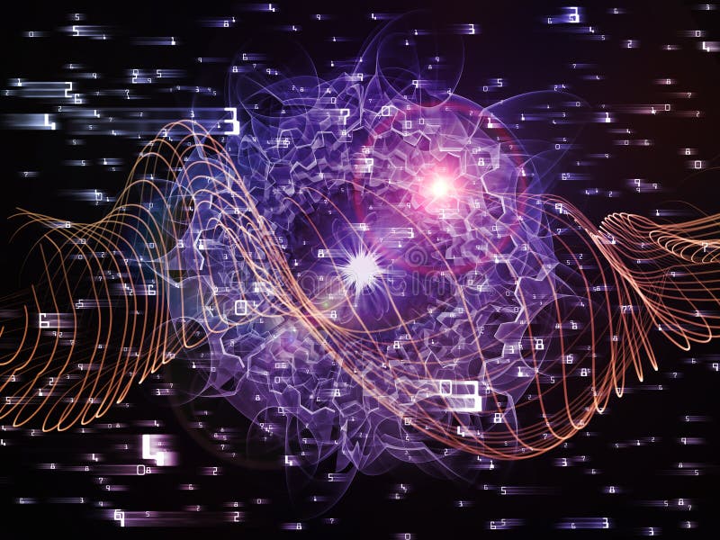 Math Ball stock illustration. Illustration of technology - 211125413