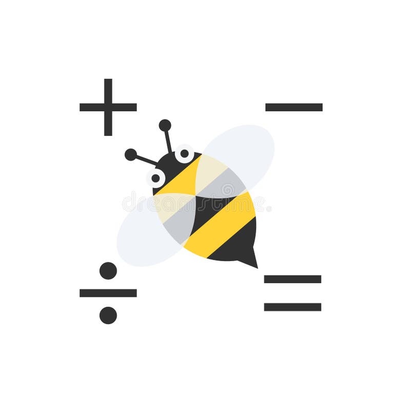 Math Bee Icon Stock Illustrations – 13 Math Bee Icon Stock ...