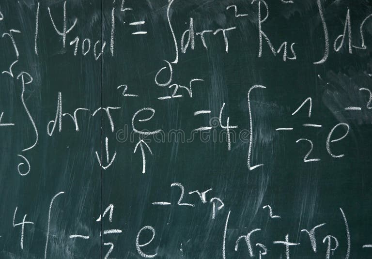 Math Blackboard stock photo. Image of chalkboard, chalk - 27533984