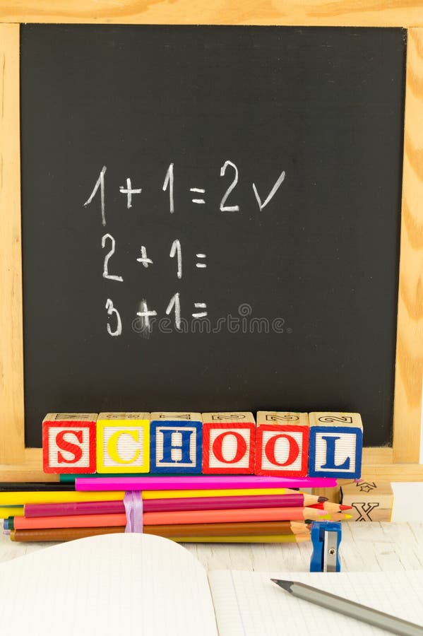 Math on Blackboard. Learning Calculus Stock Photo - Image of maths ...