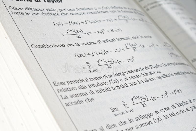 A math book stock photo. Image of formula, paper, book - 13449778