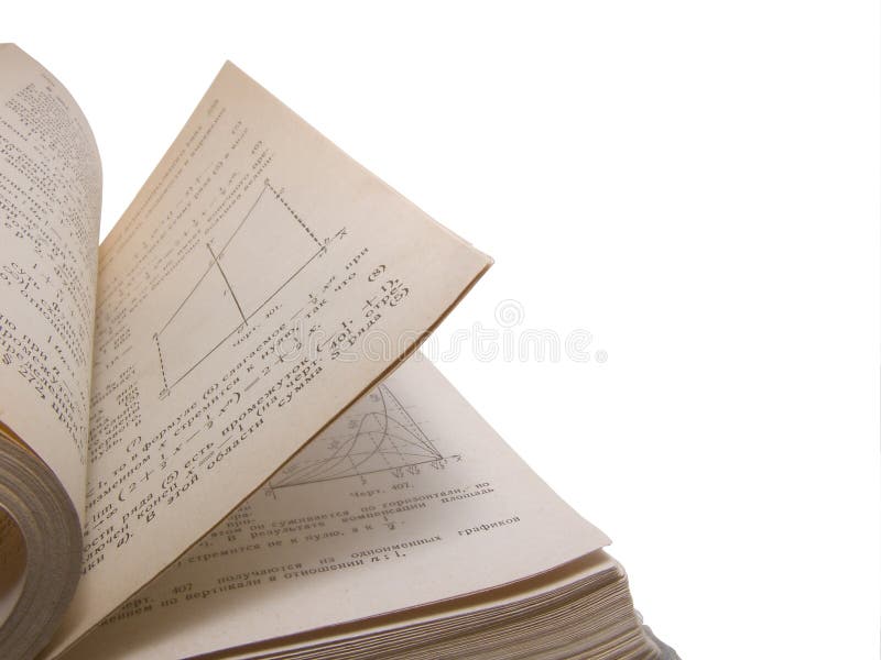 Math book stock photo. Image of focus, open, document - 5981036