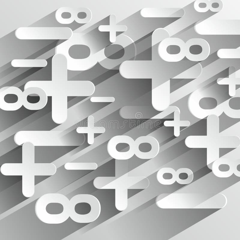 Math Calcul Symbols stock vector. Illustration of interface - 35029320