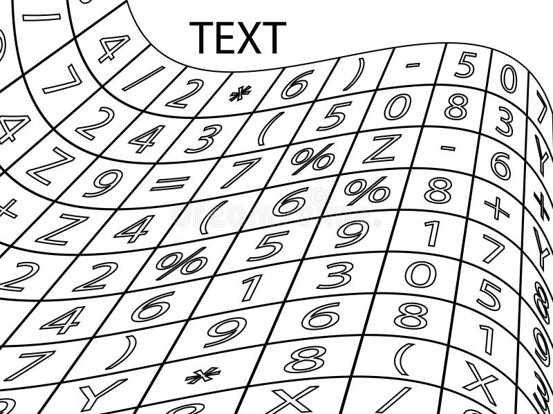 Math Card Picture. Image: 6027256