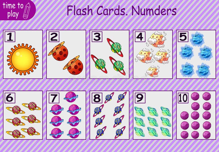 Math Card for Children. the Study of Numbers. Children S Logic Problems ...