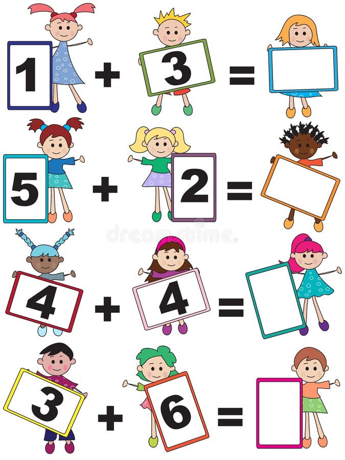 Math for children stock illustration. Illustration of knowledge - 267612163