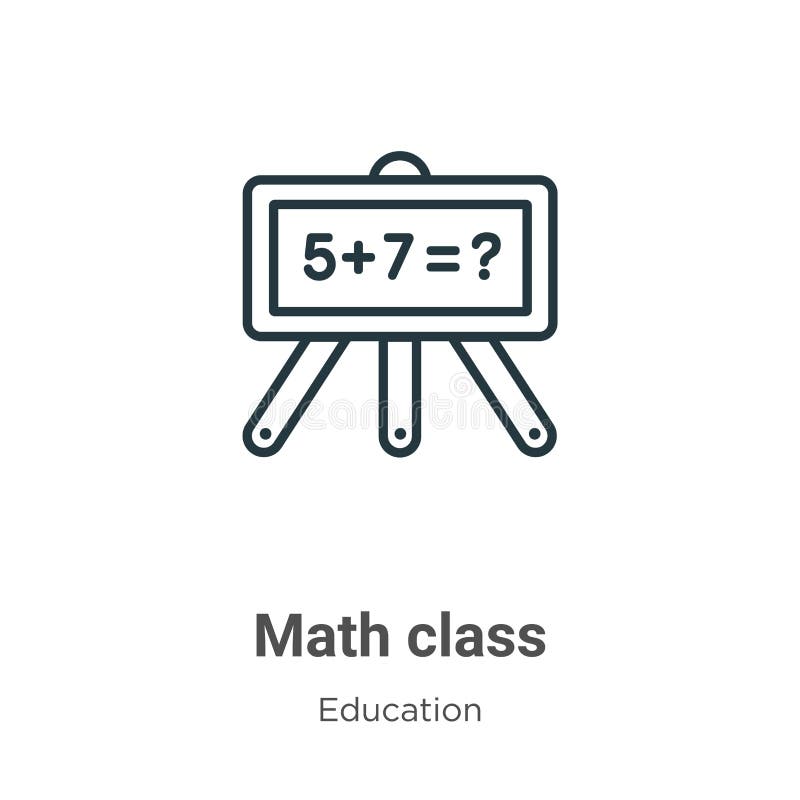 Math Book Vector Icon on White Background. Flat Vector Math Book Icon ...