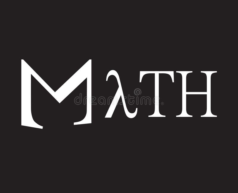 Math Concept Design stock vector. Illustration of alfa - 81262950