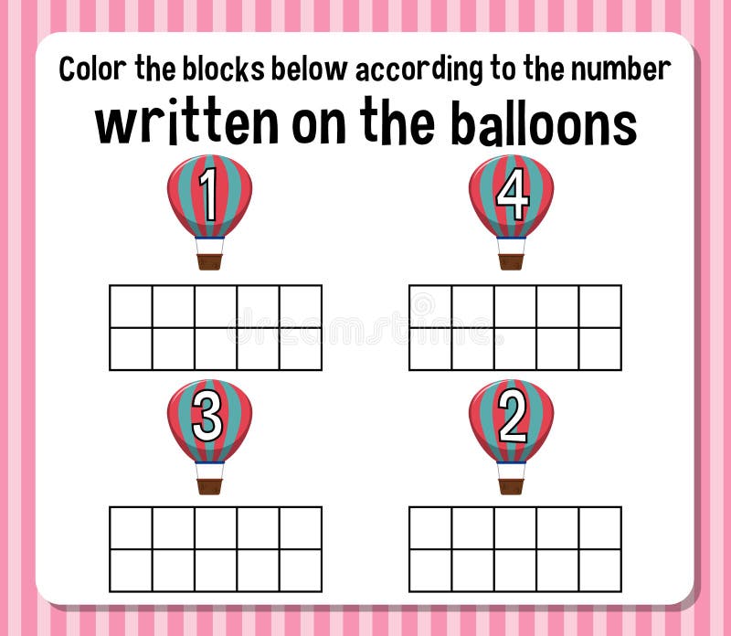 A Pink Math Multiplication Tables Stock Vector - Illustration of number ...